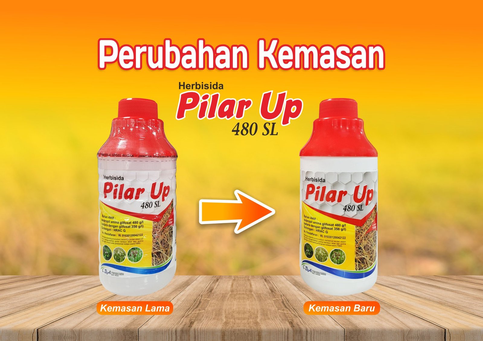 Perubahan Kemasan Pilar Up 480 SL – Katalog Digital CBA